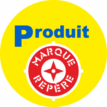 Adh sif Rond 49 Mm Logo Grande Distribution G M S LECLERC Produit Adh sif Rond 49 Mm Logo Grande Distribution G M S LECLERC Produit